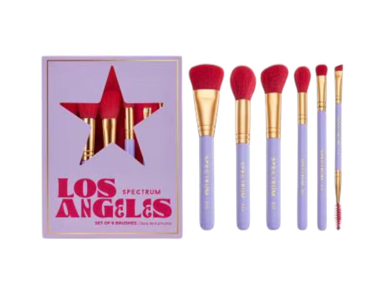 SPECTRUM COLLECTIONS - Los Angeles 6 Piece Brush Set