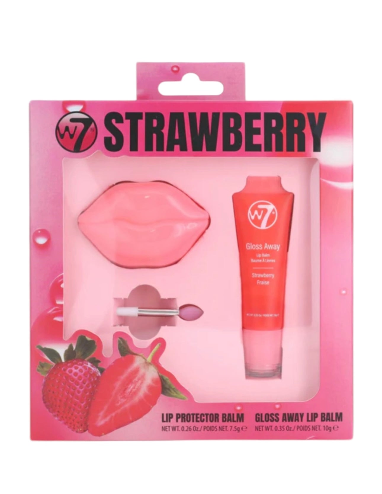 W7 Lip Care Gift Set Kit - Strawberry